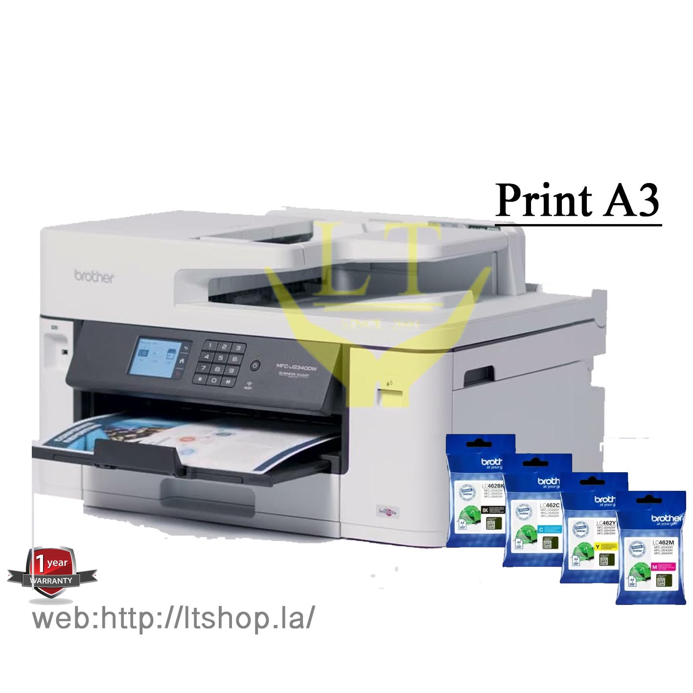 BROTHER MFC-J2340DW Print A3-Scan A4-copy A4