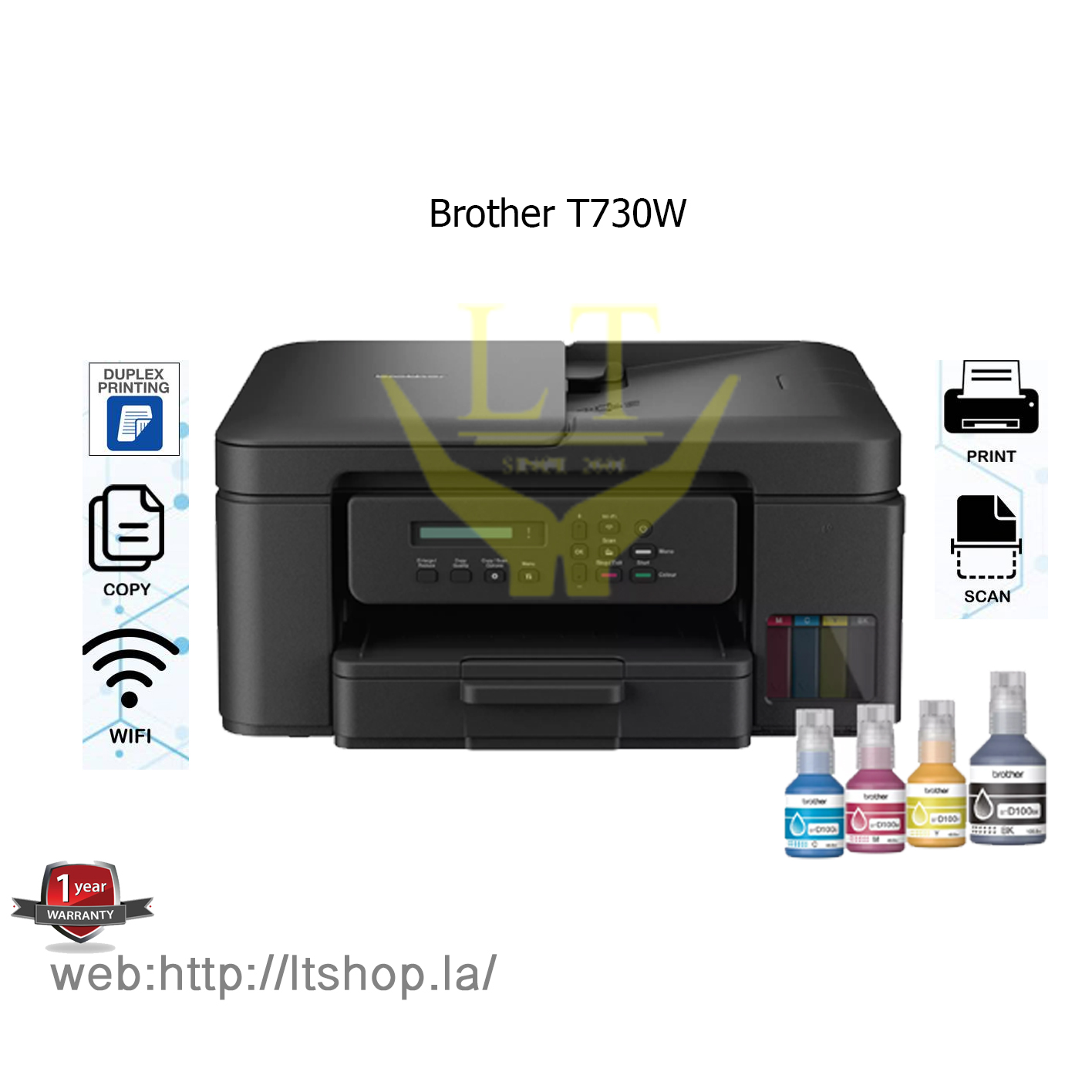 BROTHER DCP-T730DW + INK TANK