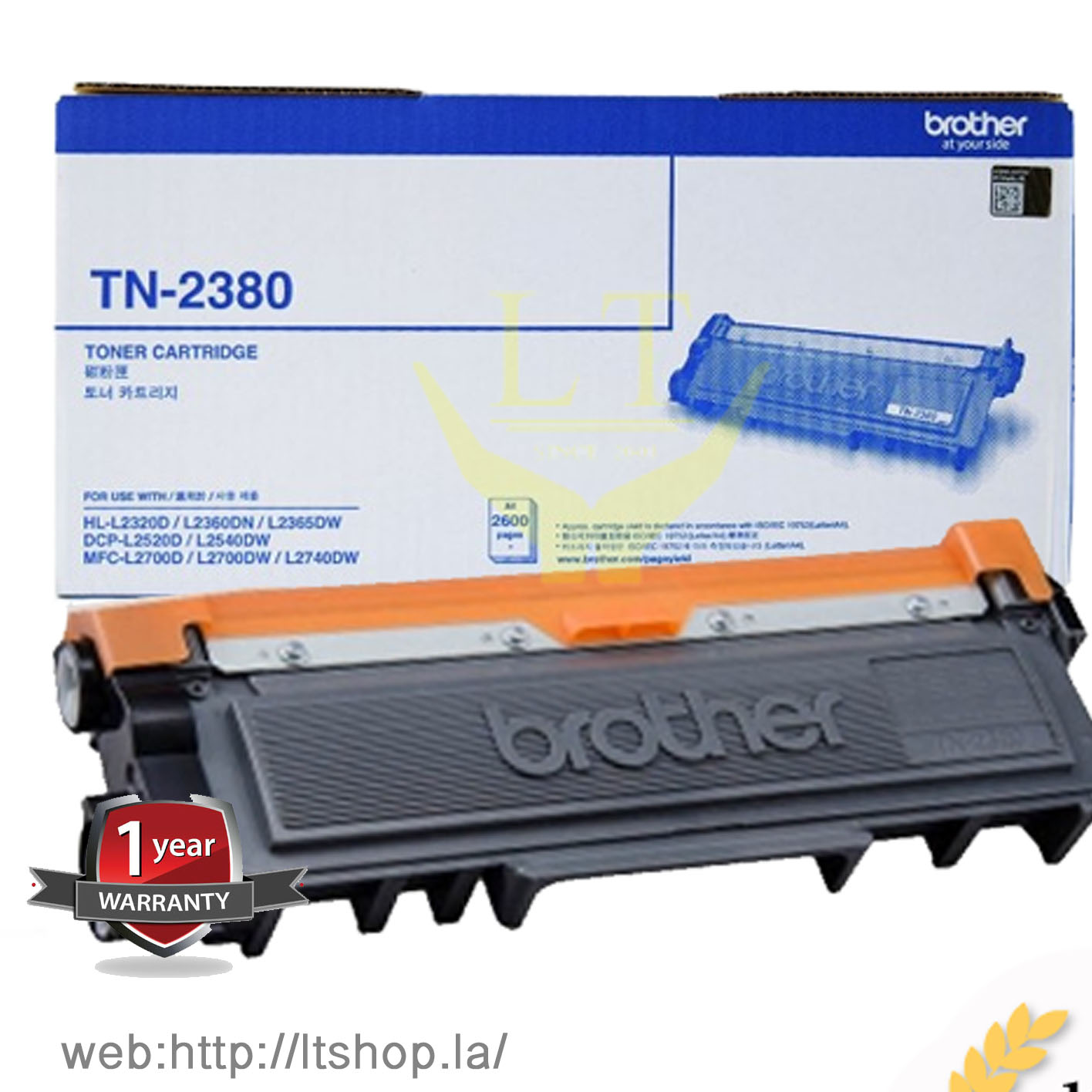 Toner Original BROTHER TN-2380