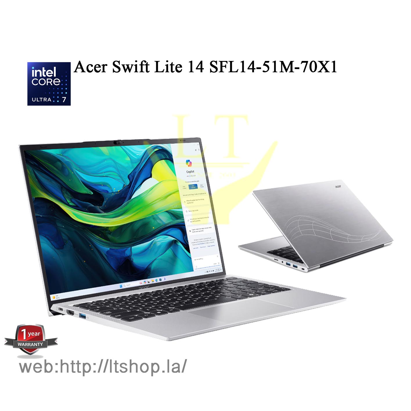 Acer Swift Lite 14 SFL14-51M-70X1 / Core Ultra 7 155U